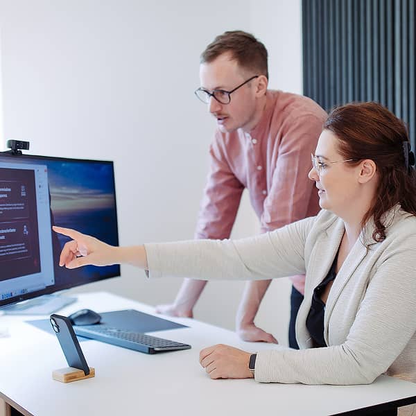 Gemeinsame Projektarbeit am Bildschirm